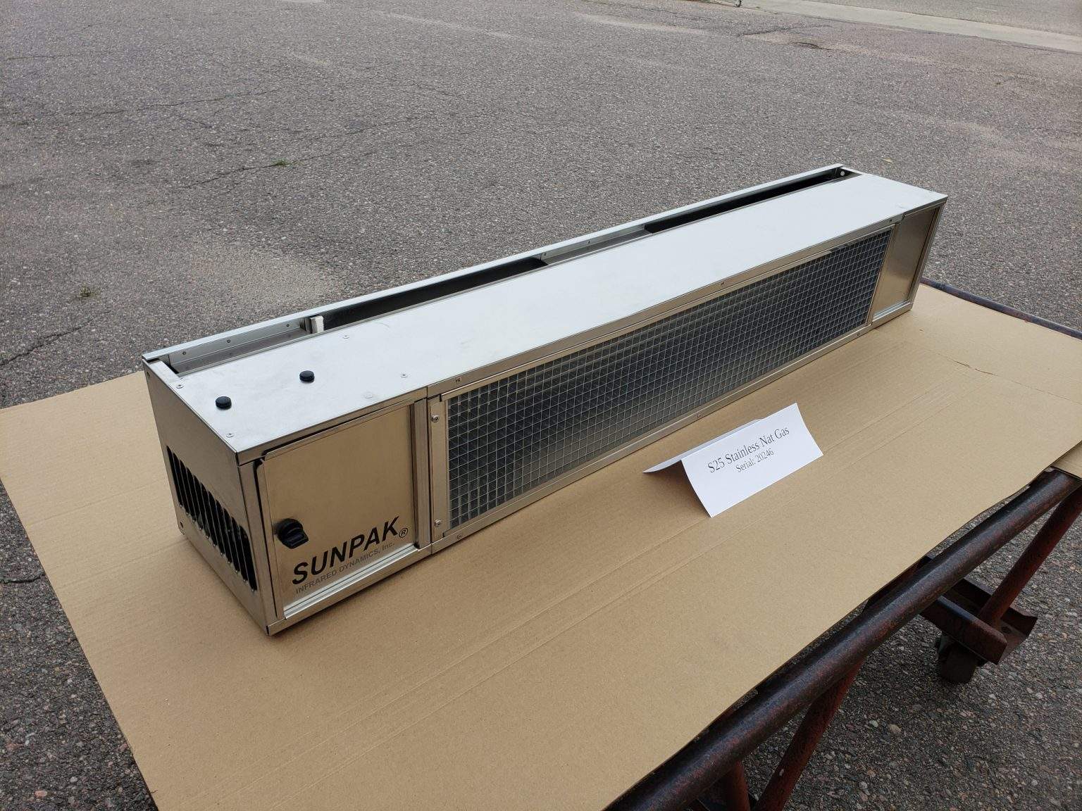 20246 – S25 Stainless Nat Gas – Sunpak Patio Heaters
